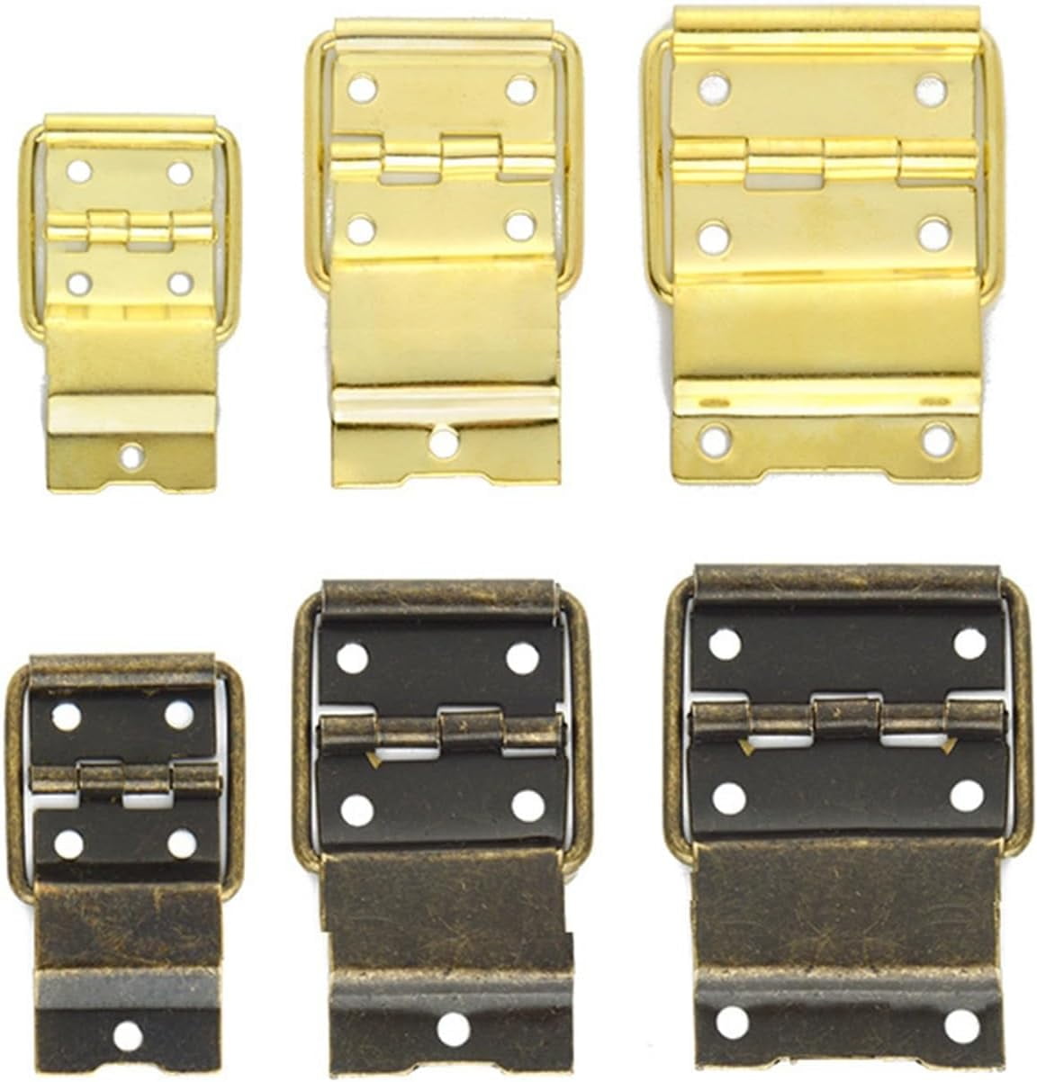 4pcs Antique Door Butt Hinge Cabinet Hardware Decorative Brass Hinge ...