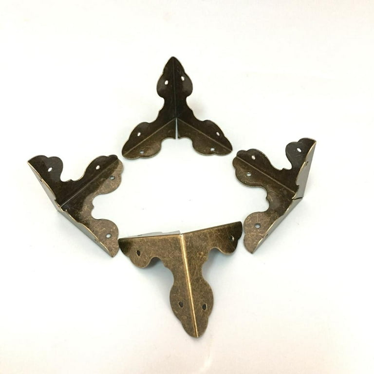 Rustic Corner Covers For Walls Calandis 4pcs Vintage Brass Edge Guard