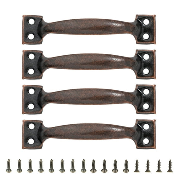 4pcs Antique Style Cabinet Pulls Easy Grip Cabinet Handles for Outdoor ...