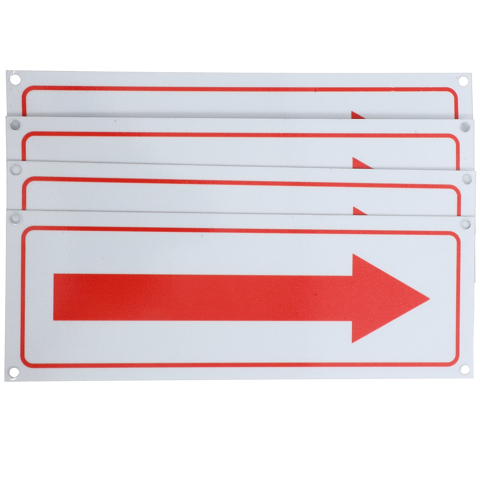 4pcs Arrow Indication Signs Metal Arrow Signs Directions Sign for ...