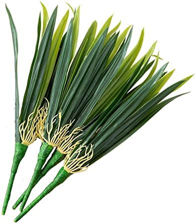 4pcs Artificial Orchid Leaf Daun Orkid Home Garden Long Orchid Leaf ...