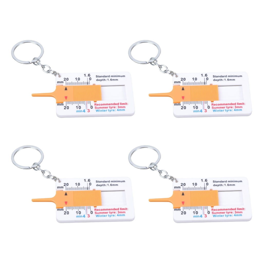 4pcs Automotive Treading Depth Measurer 0 to 20mm Precisions Gauges ...