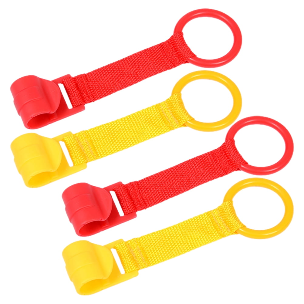 4pcs Baby Pull Up Rings Hanging Rings Baby Walking Assistant Safety Toddler Pull Up Bar ...