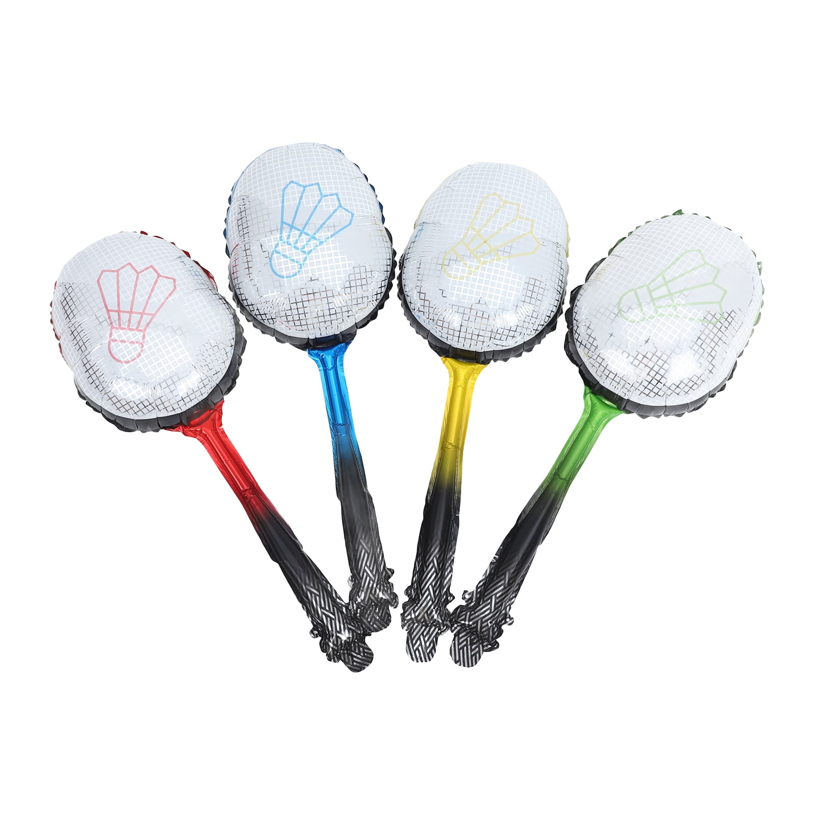 4pcs Badminton Rackets Shaped Foil Balloons For Party Decorations ...