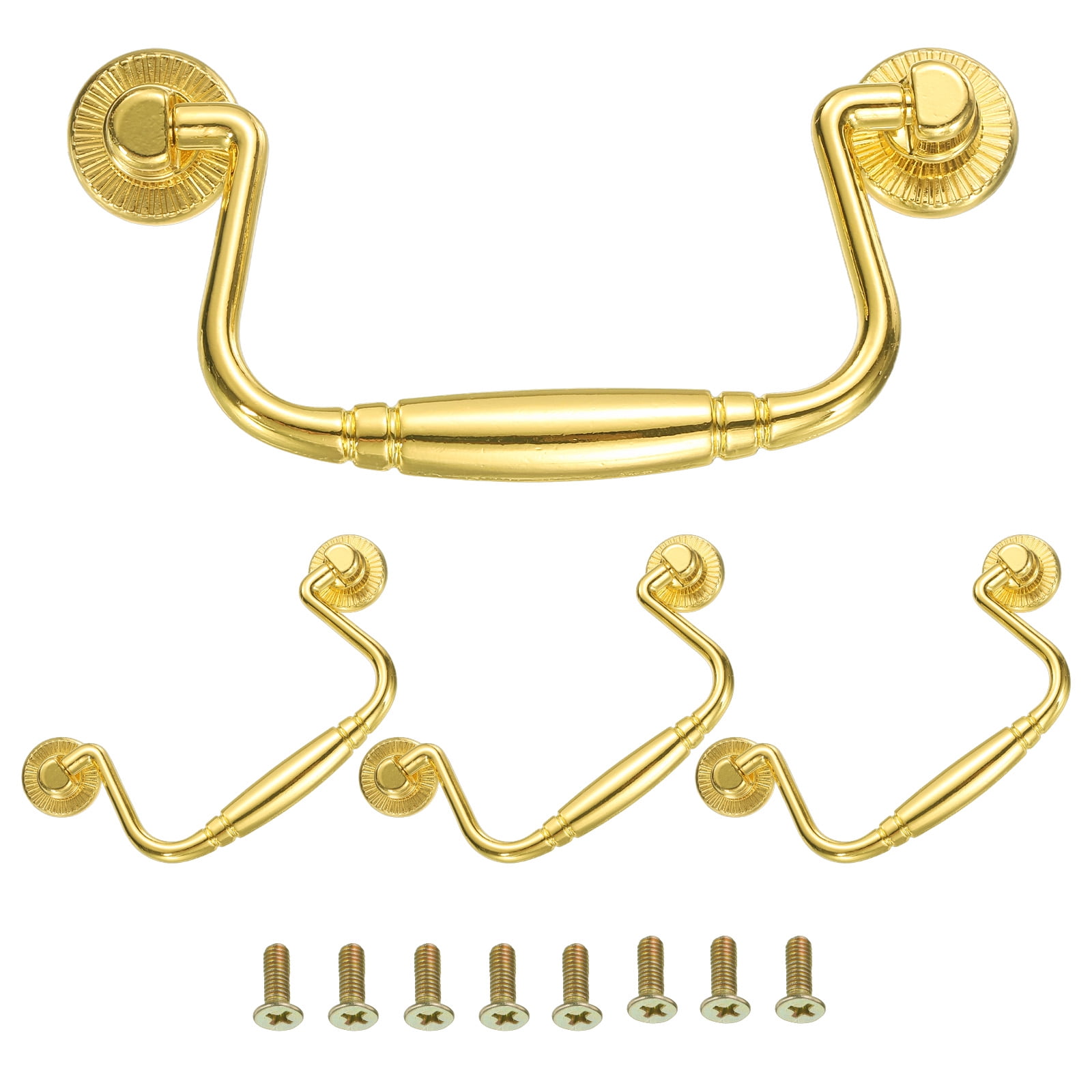 4pcs Bail Pull Handle, 4 Inch Bail Drawer Pull Swing Drawer Pulls, for ...