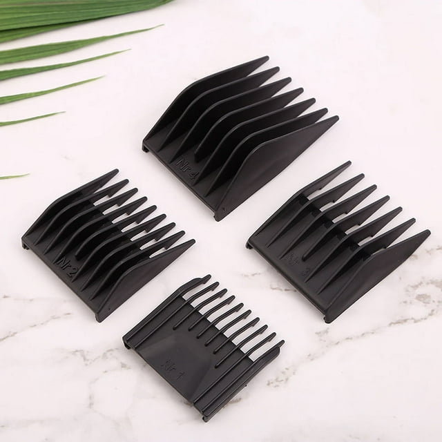 4pcs Universal Hair Clipper Limit Comb - Barber Haircut Trimming ...