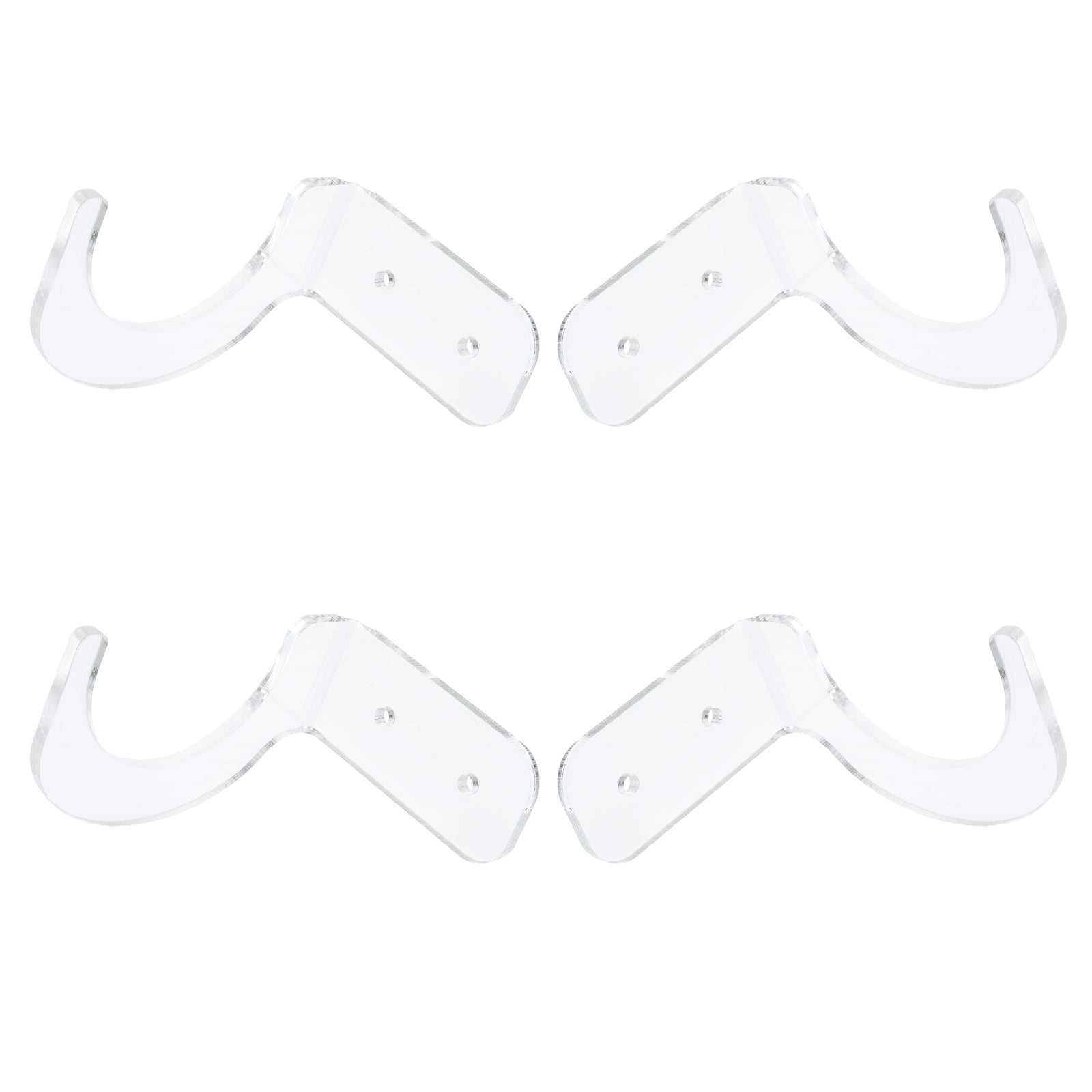 4pcs Baseball Bat Bracket Softball Display Holder Wall Mount Baseball ...