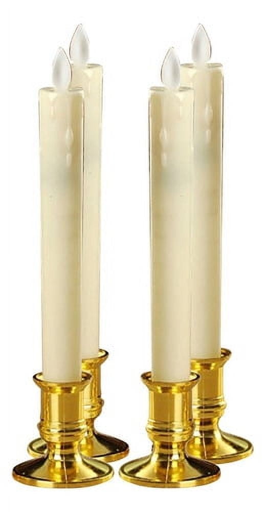 ( 4pcs Battery Operated Led Window Candle With Light Decoration ...