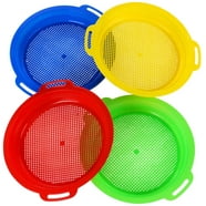 Long Handle Sea Shell Sand Scooper - Beach Sift Toy in Pink, 28 inches ...