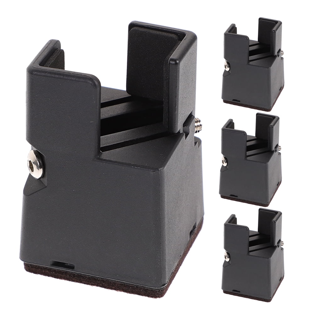 4pcs Bed Furniture Risers Table Desk Chair Risers With Screw Clamp ...