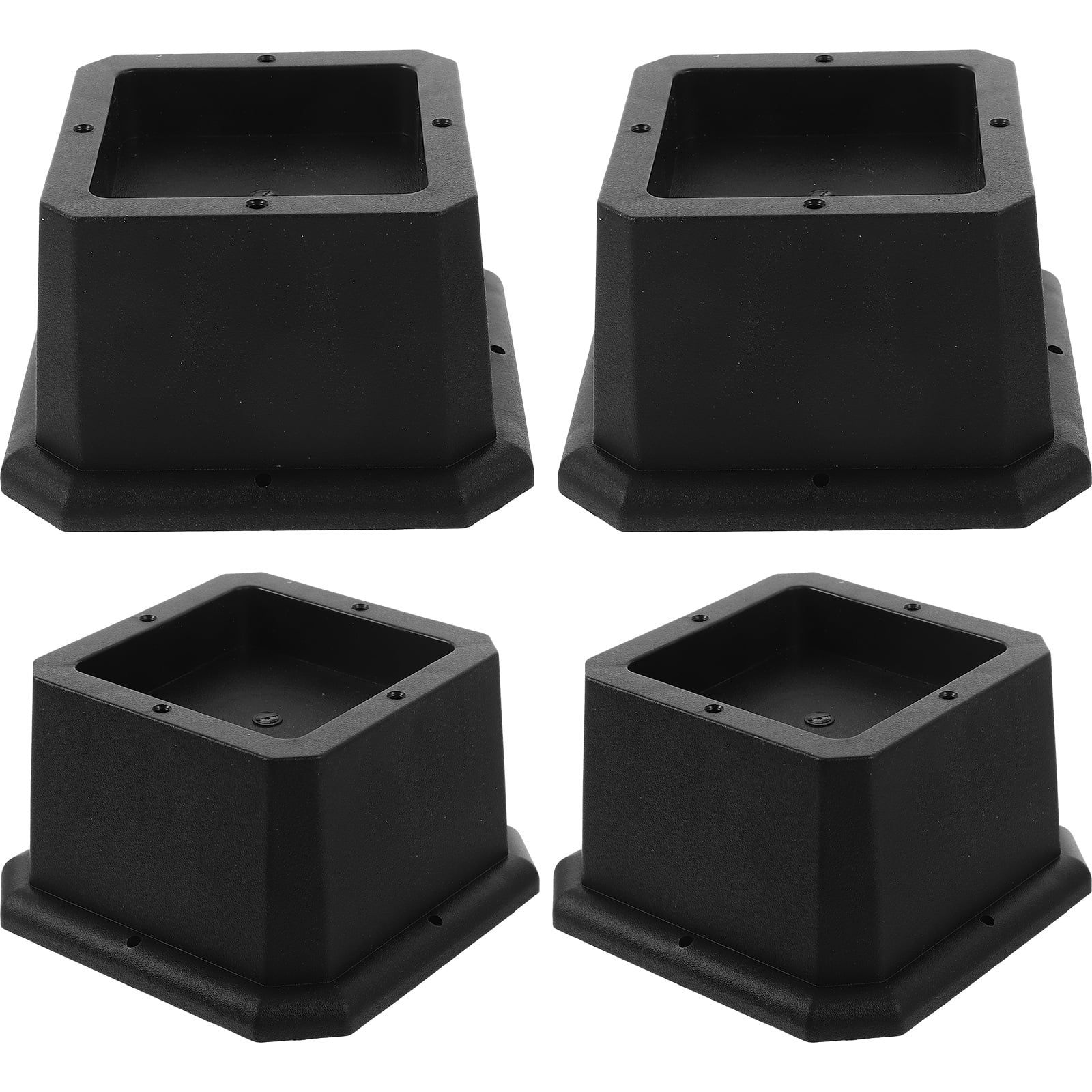 4pcs Bed Rubber Risers Adjustable Furniture Risers Sofa Table Heights ...