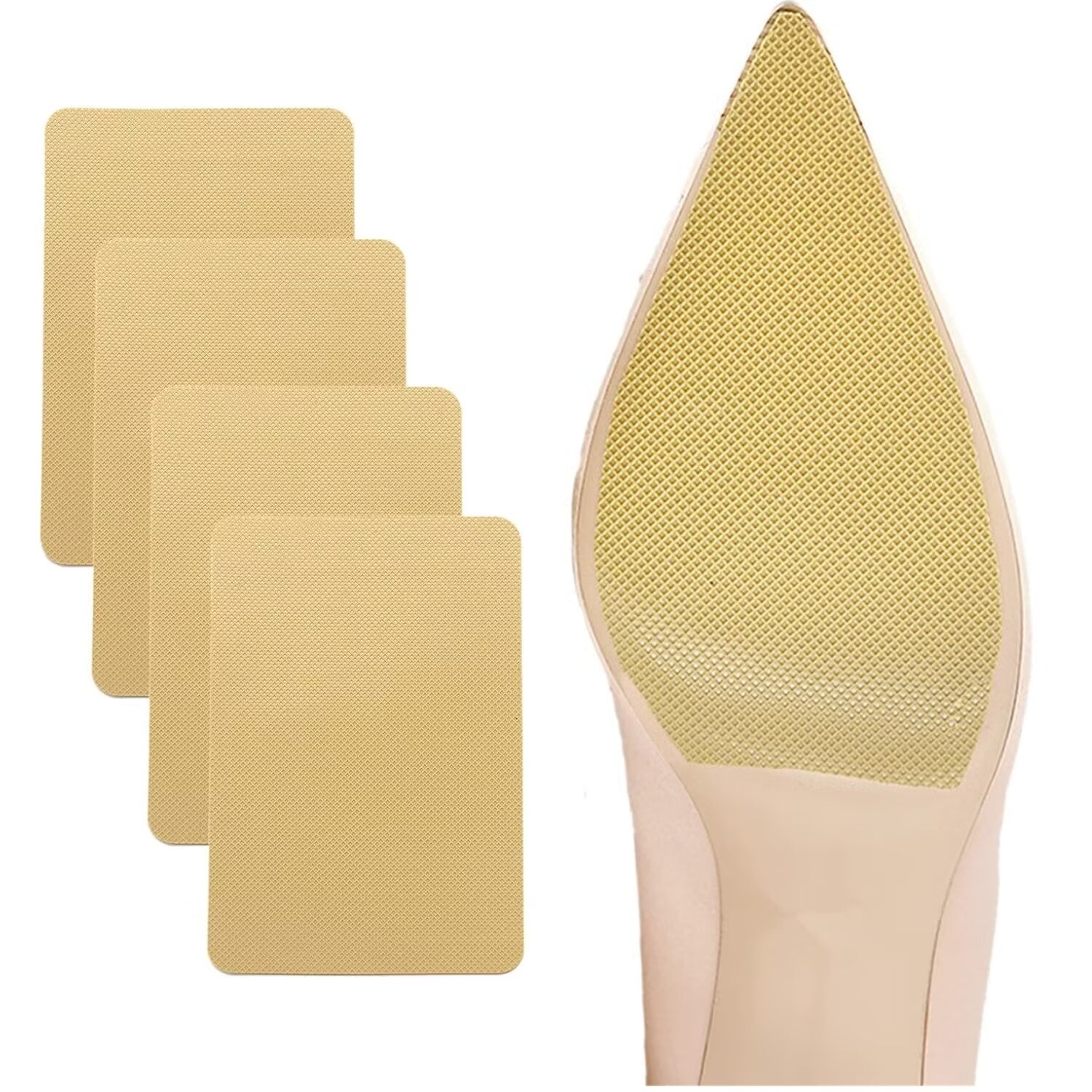 4pcs Beige Non Slip Shoe Tongue Pads,Tongue Cushion Insert for Loose ...