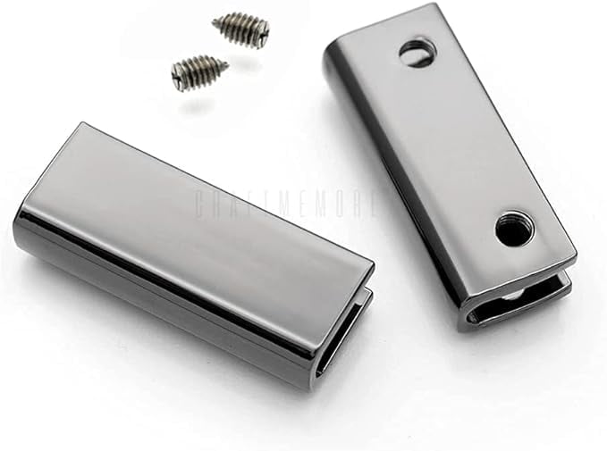 4pcs Belt Tip with Screw, Zipper Tip, Webbing Tip, Strap End Caps, DIY ...