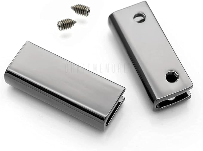 4pcs Belt Tip with Screw, Zipper Tip, Webbing Tip, Strap End Caps, DIY ...