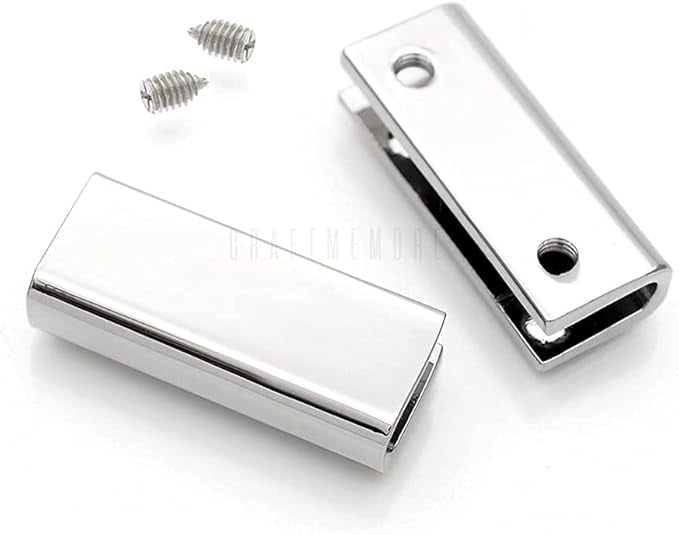 4pcs Belt Tip with Screw, Zipper Tip, Webbing Tip, Strap End Caps, DIY ...