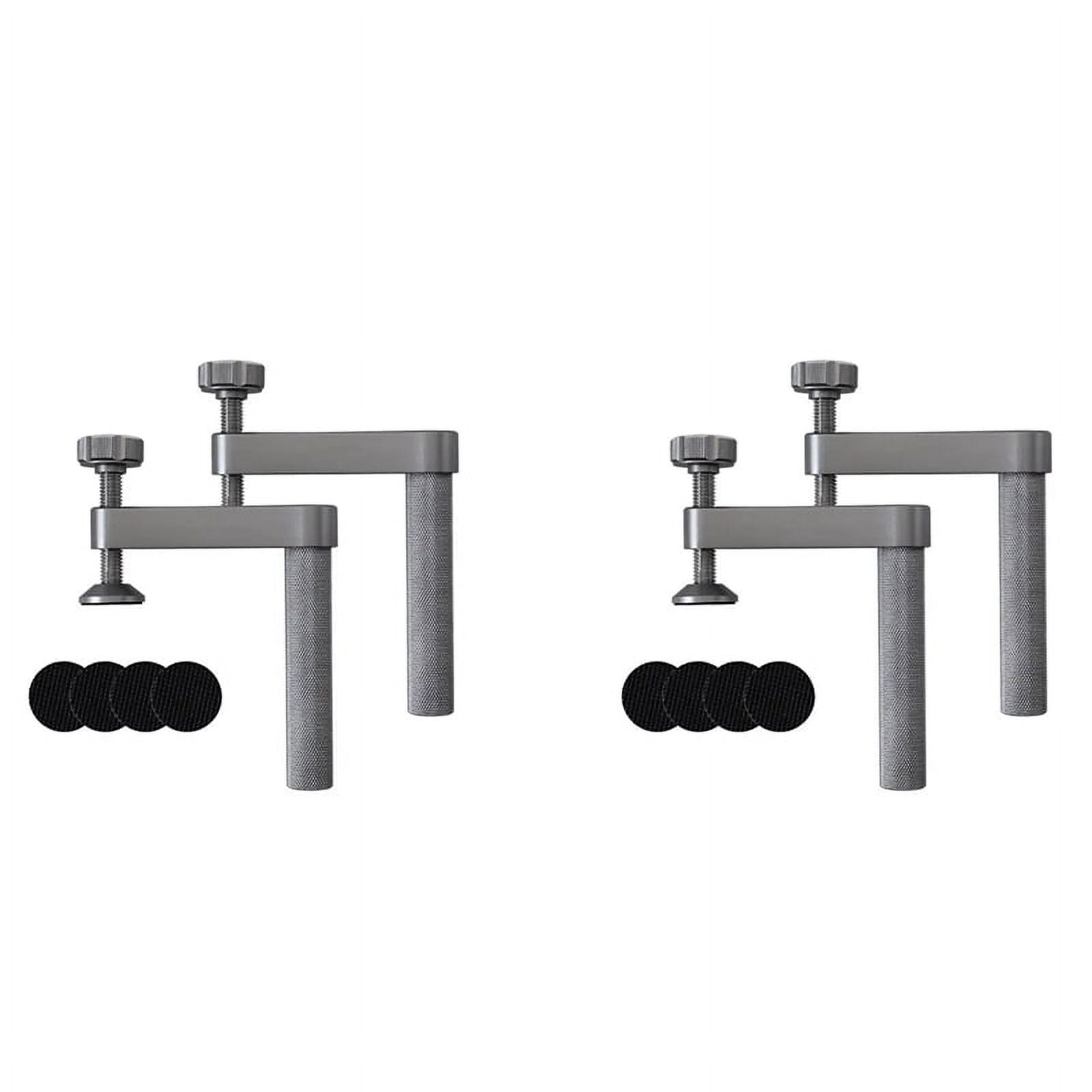 4pcs Bench Dog Clamp with Non-Slip Pad 19mm Hold Down Clamp Aluminum ...
