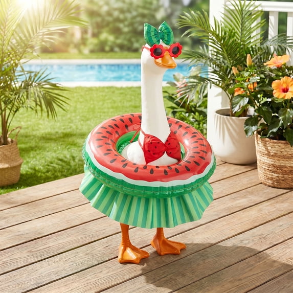 4pcs Bikini Porch Goose Outfit Fits 23" Geese Statue Summer Porch Goose ...