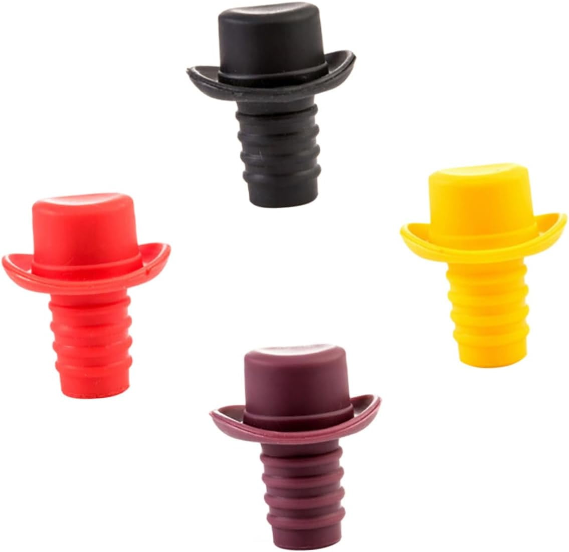 4pcs Billycock Wine Bottle Stopper Wine Plug Beverage Bottle Sealer ...