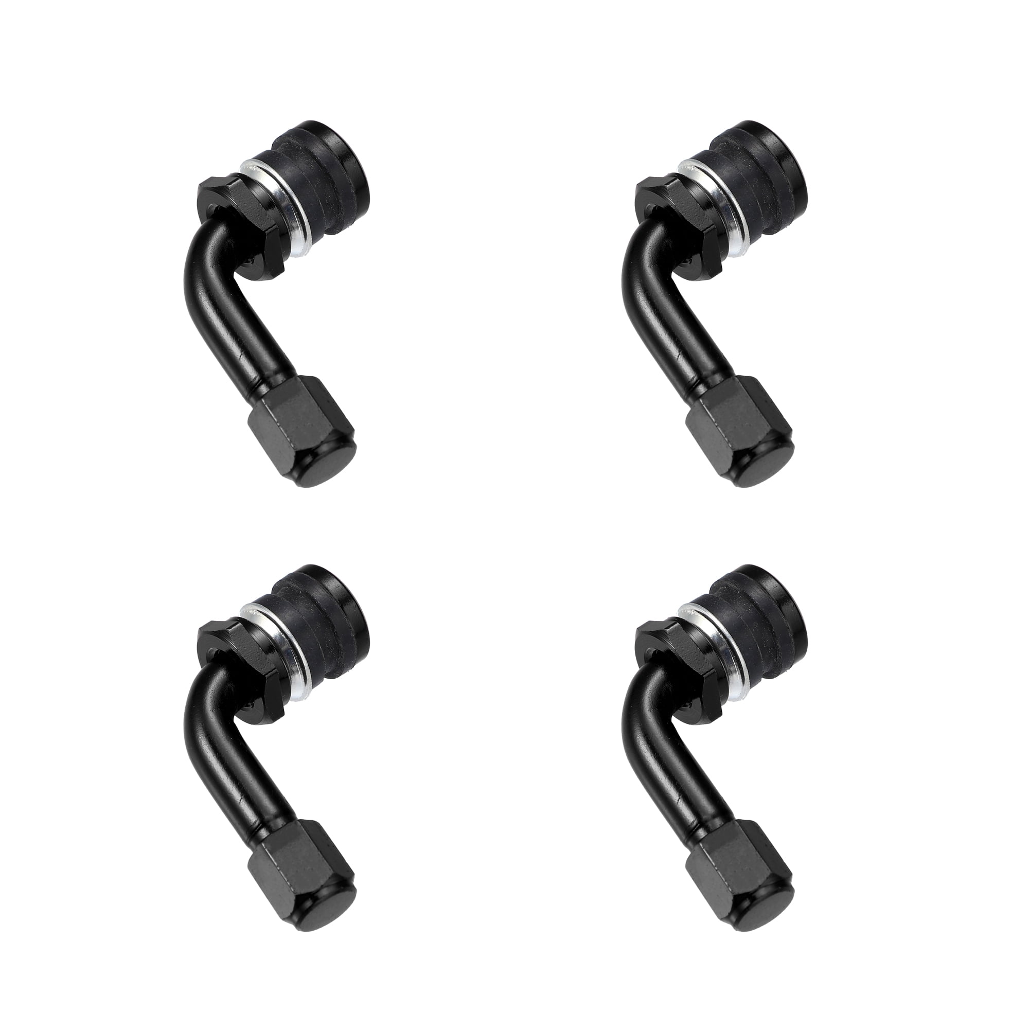 Unique Bargains 4pcs Metal 90 Degree Valve Stem Vacuum Tyre Valve Stem ...