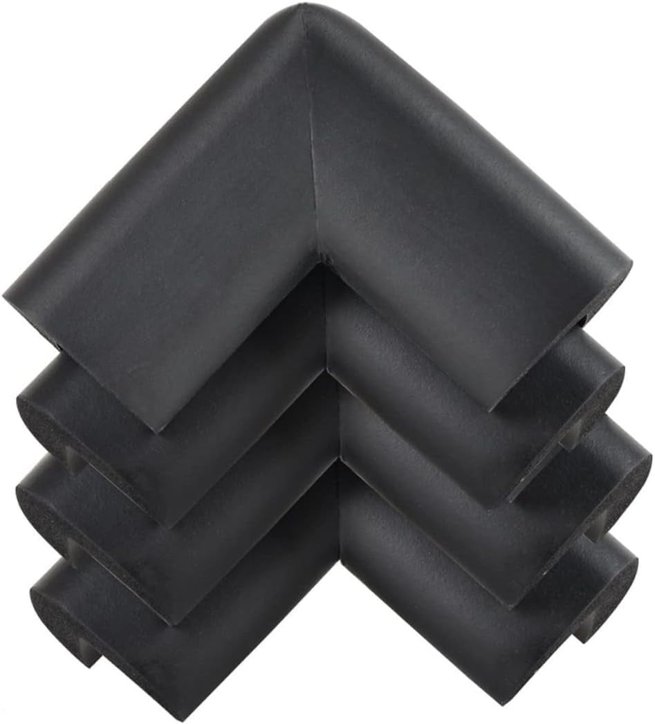 4pcs Black Furniture Kids Desk Edge Protector Furniture Table Corner ...