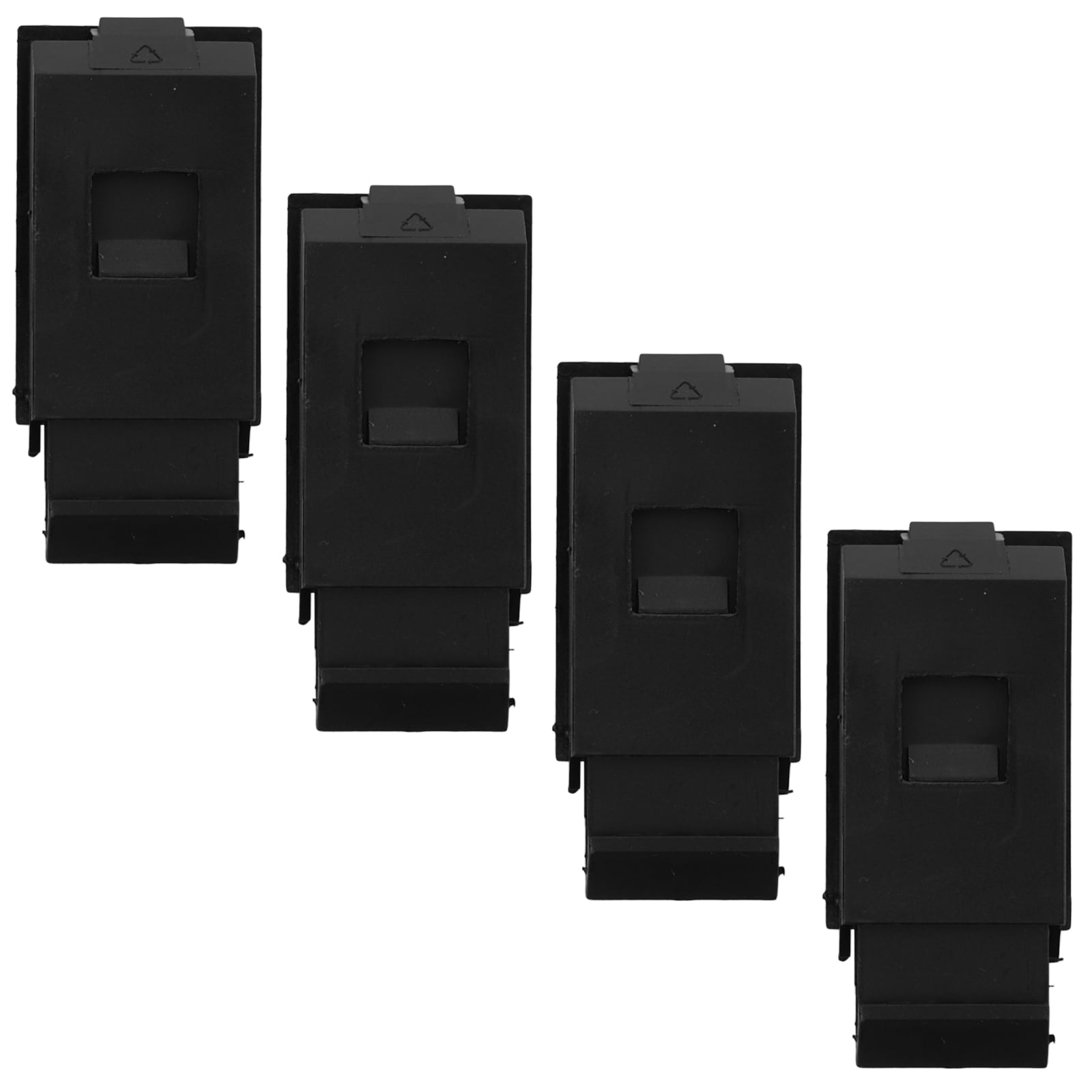 4pcs Black Plastic Door Latch for RVs and Distribution Boxes Secure ...