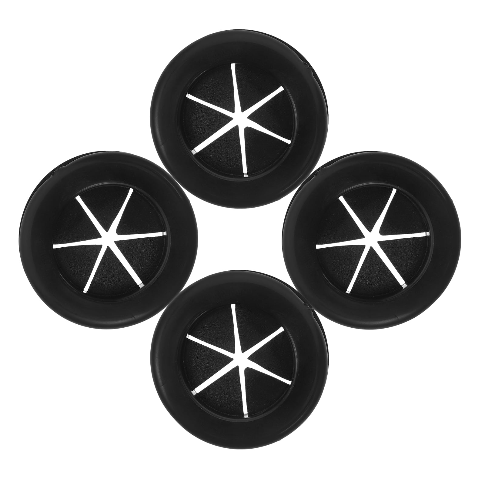 4pcs Black Rubber Grommets Wire Protection Desk Grommet Cord Cover ...