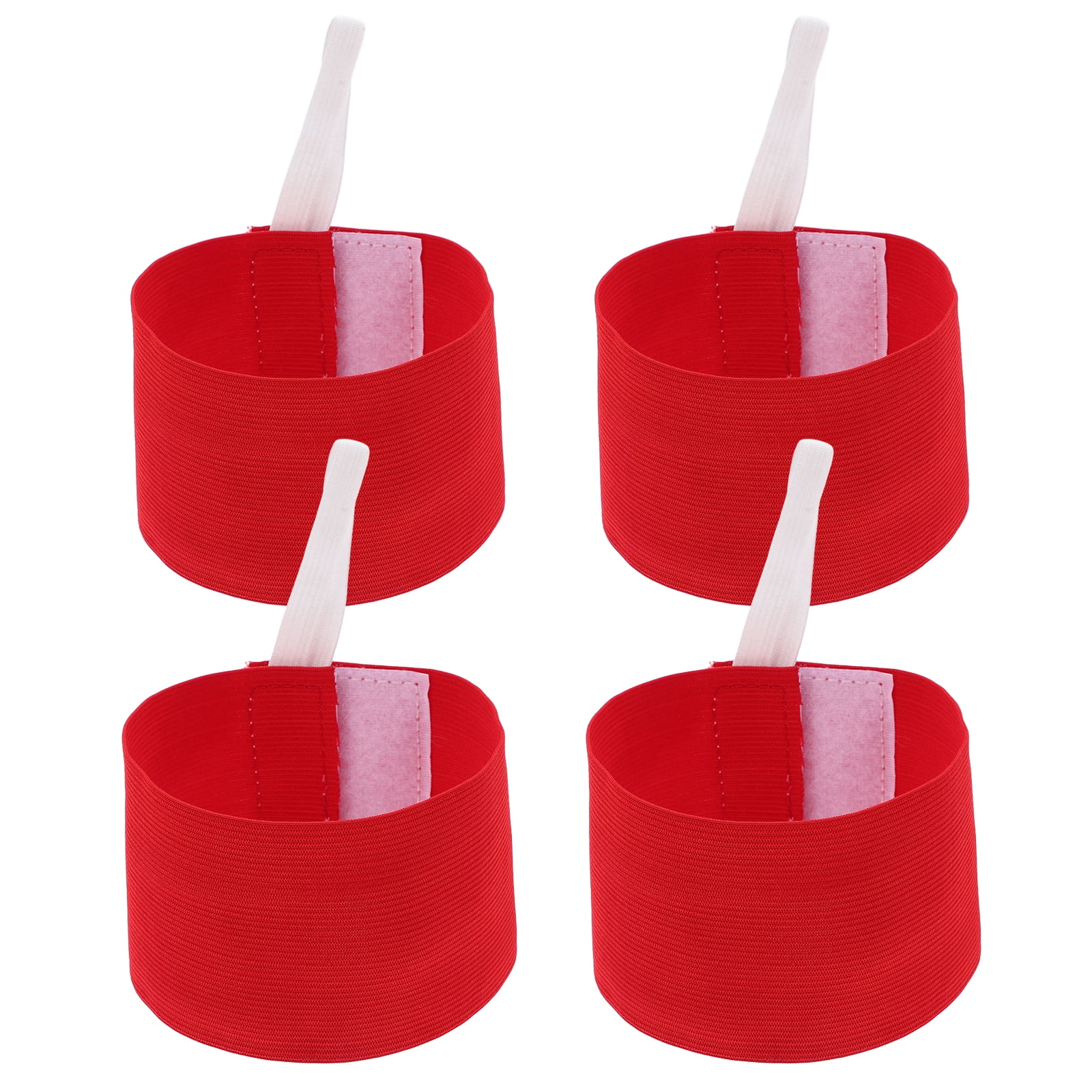 FONDOTIN Red Armband for Event Team Division Nonslip Design Blank Badge ...