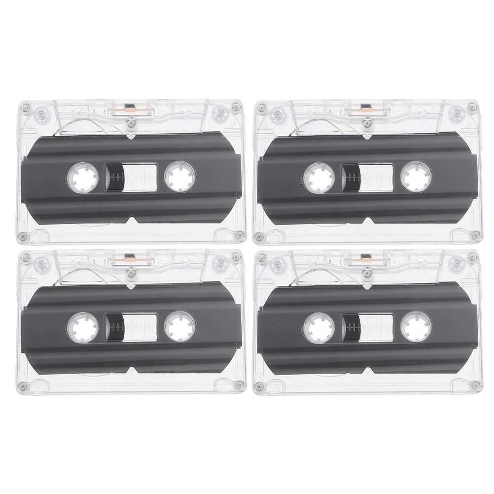 4pcs Blank Audio Tapes 30-minute Empty Cassette Tapes Recordable Blank ...