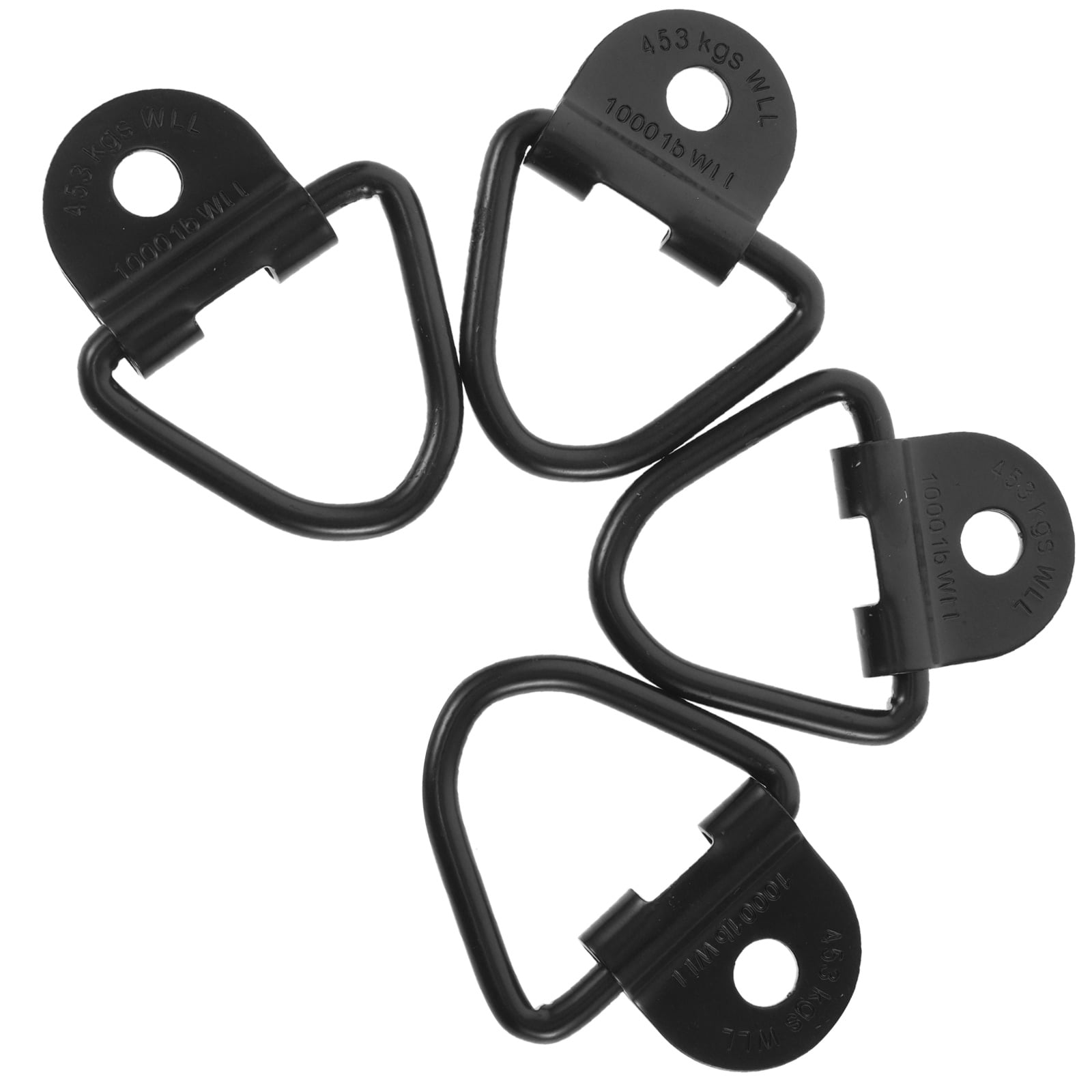 4pcs Boat Anchor Rings Mount Tie Down Anchors Bolt On D-Rings with 4 ...