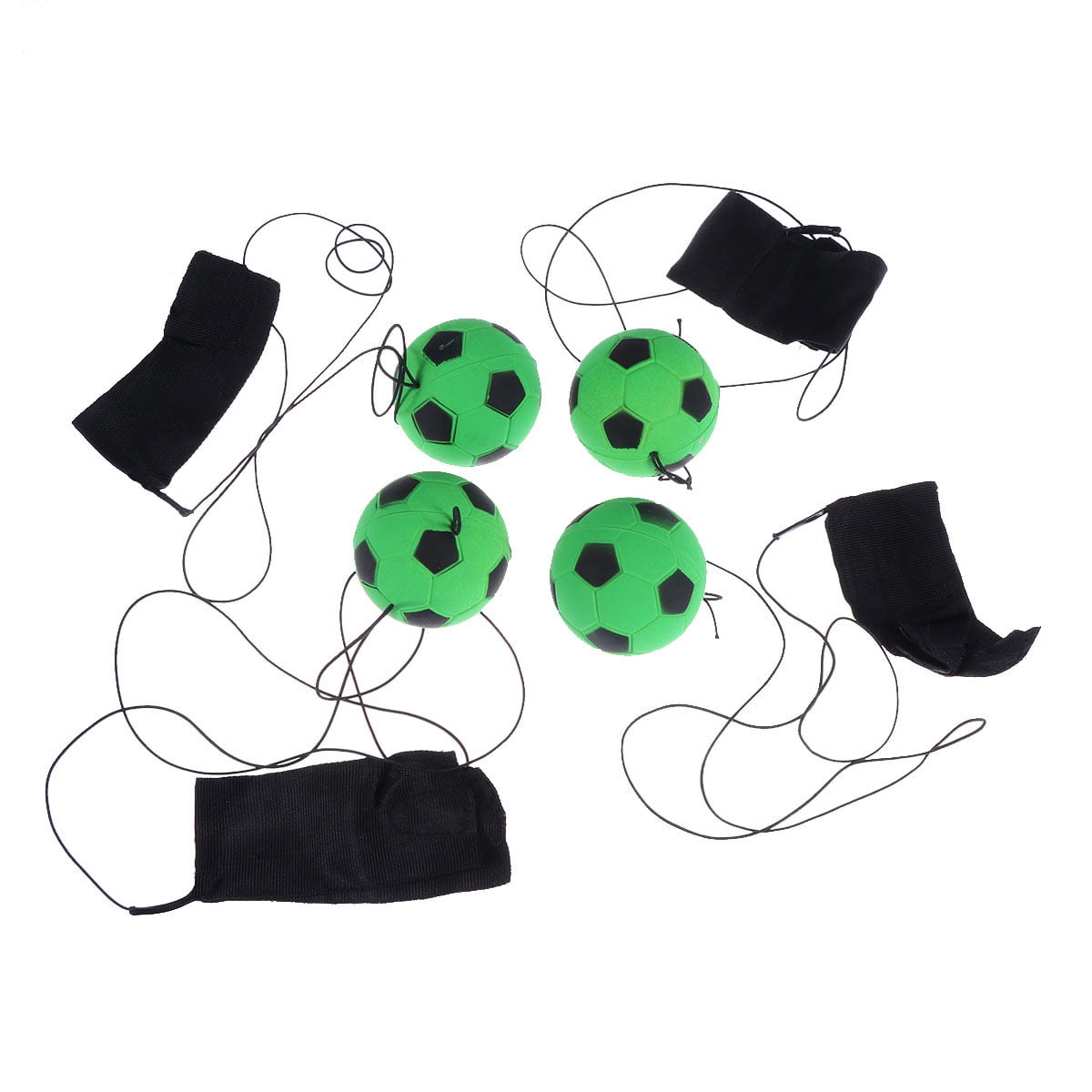 4pcs Bouncy Balls Children's Fitness Ball Hand Ball Jumping Balls Kids ...