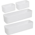 4pcs Boxes Wall Storage Box Plastic Shelf Mini Storage Bins Corner ...