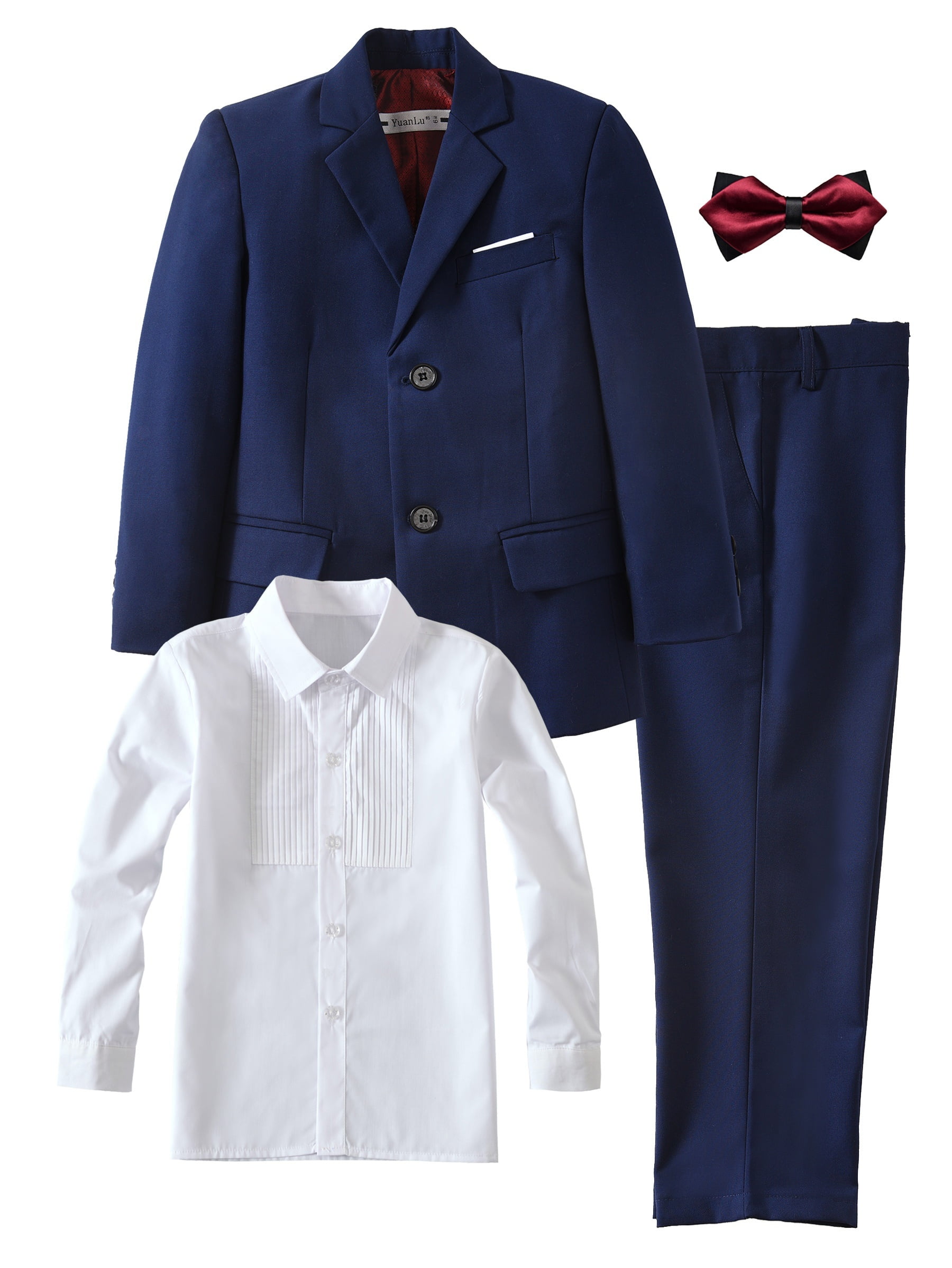4pcs Boys Formal Gentleman Outfits Long Sleeve Boys Clothing Set For ...