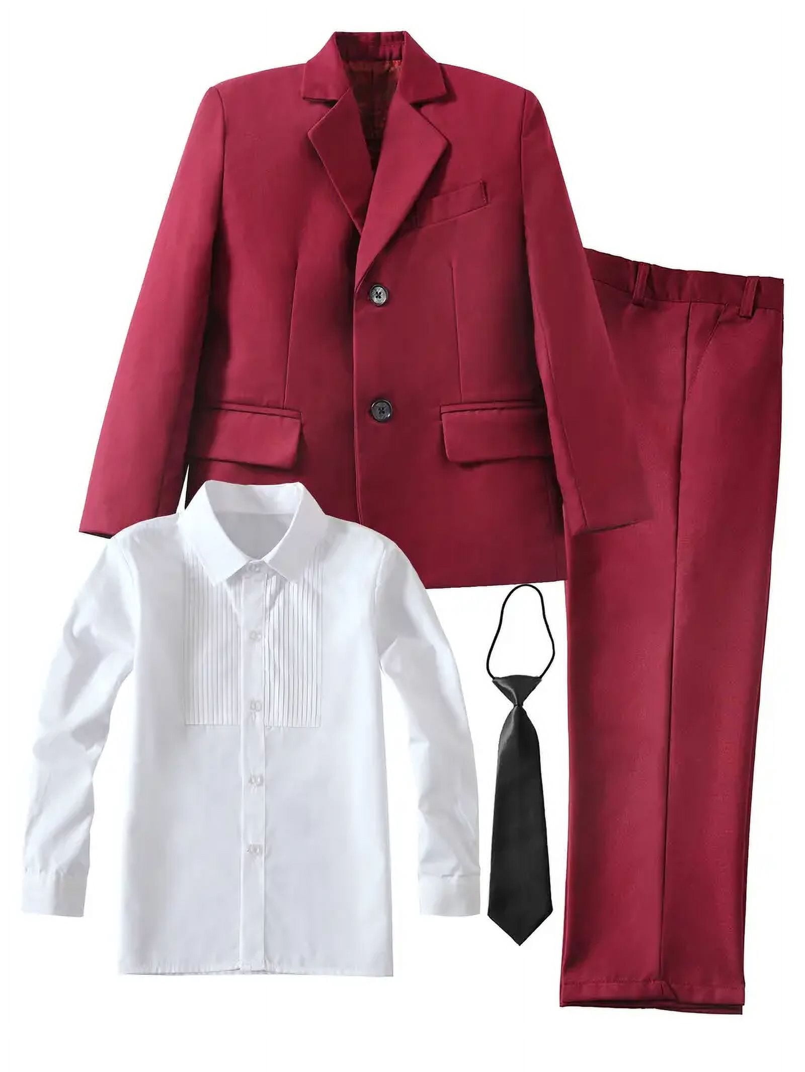 4pcs Boys Formal Gentleman Outfits Long Sleeve Boys Clothing Set For ...