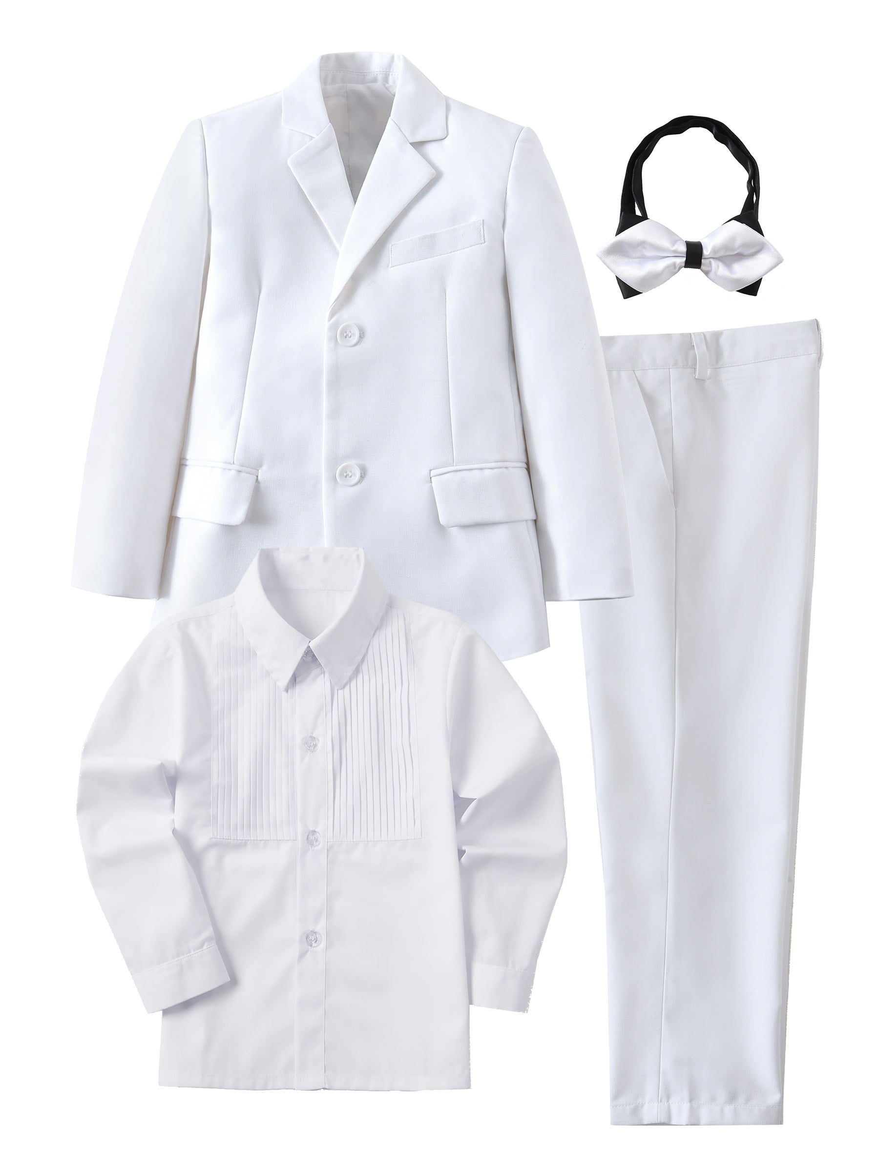 4pcs Boys Formal Gentleman Outfits Long Sleeve Boys Clothing Set For ...