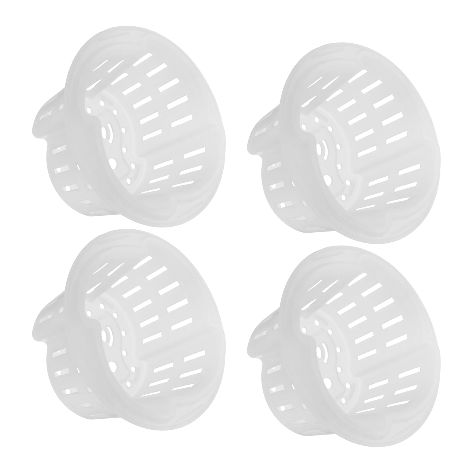 4pcs Hydroponic Planters Thick Plastic Mesh Pots Root Control Net Cups ...
