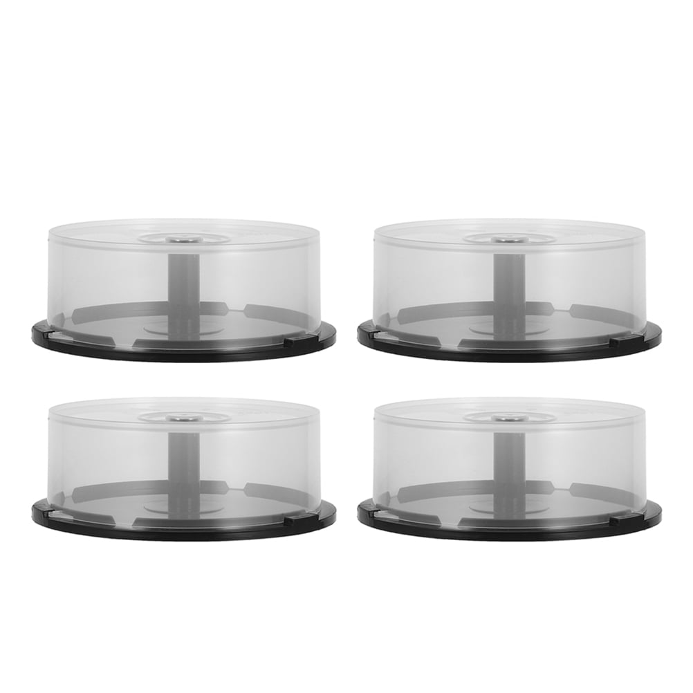 4pcs CD DVD Cake Box Spindle CD Storage Bin Empty CD Storage Holder ...