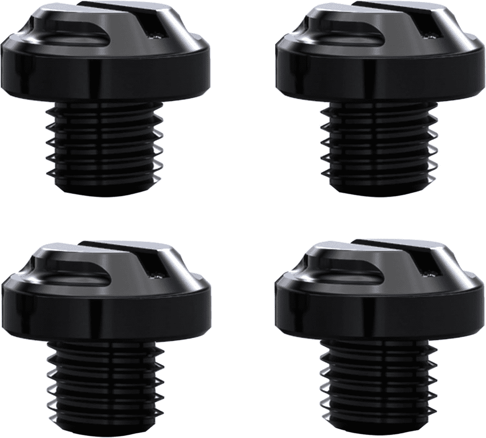 4pcs CNC Motorcycle Mirror Hole Plugs Screws Bolts 2 Regular+2 reverses ...