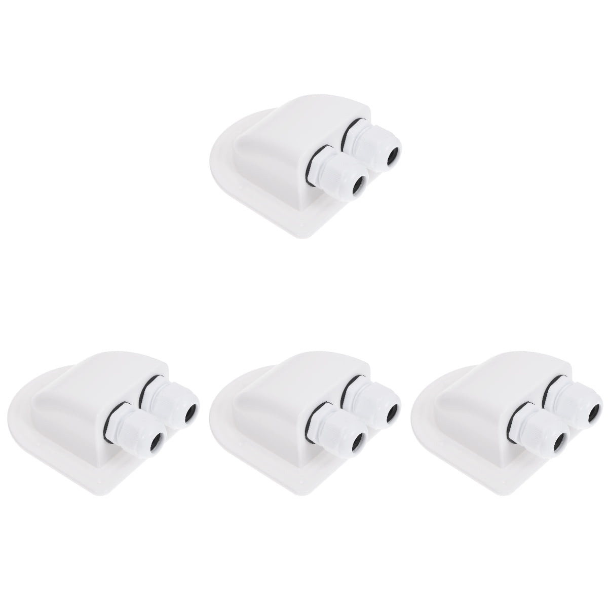 4pcs Cable Gland Dual Holes Cable Entry Solar Cable Entry Gland ...
