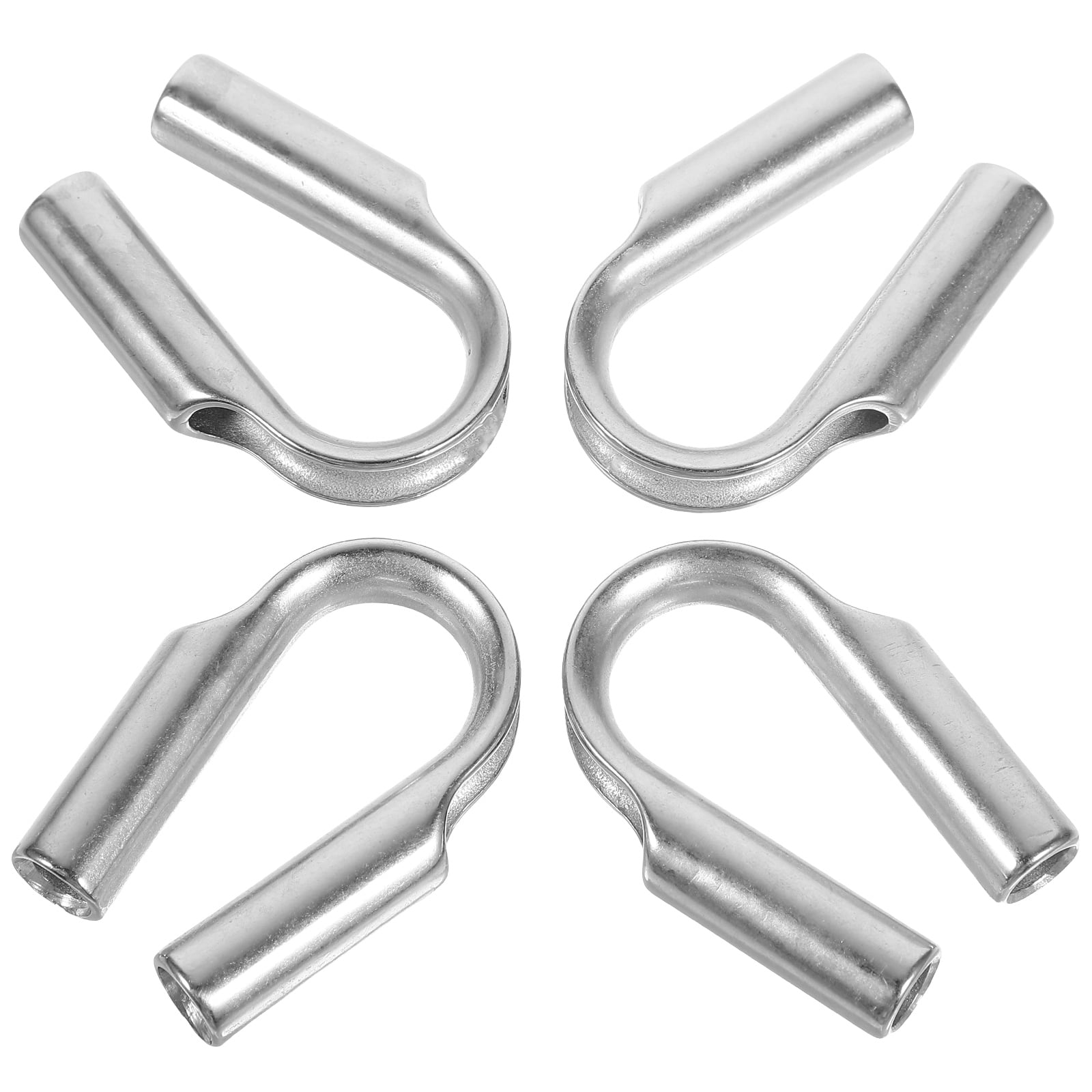 4pcs Cable Thimble 6mm Wire Rope Collar Wire Cable Clamp Ring ...