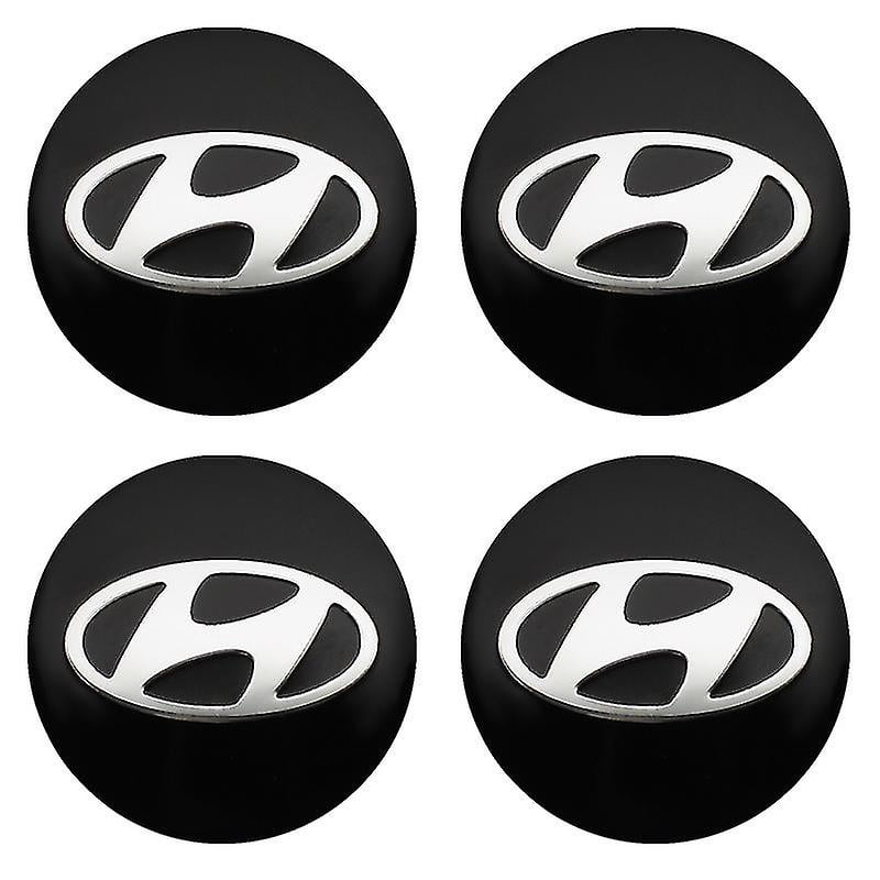 4pcs Car Accessories Car Wheel Hub Center Cap Stickers Emblem Decals ...