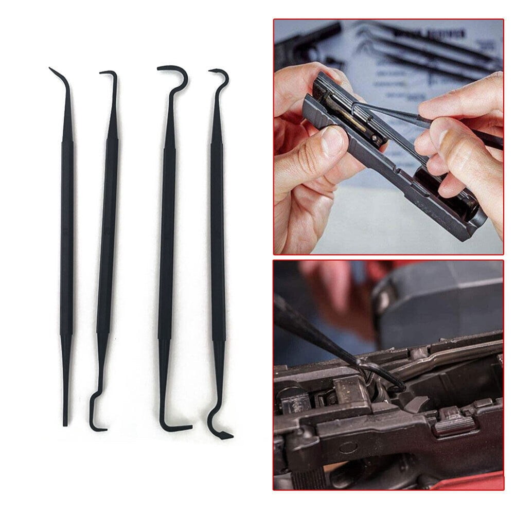 4Pcs Car Detailing Cleaning Tool Black Plastic Spray-Gun Pipe Cleaning ...