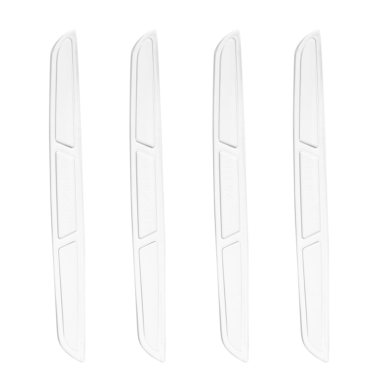 4pcs Car Door Edge Guards Protectors PU Side Doors Edge Trim Strip ...