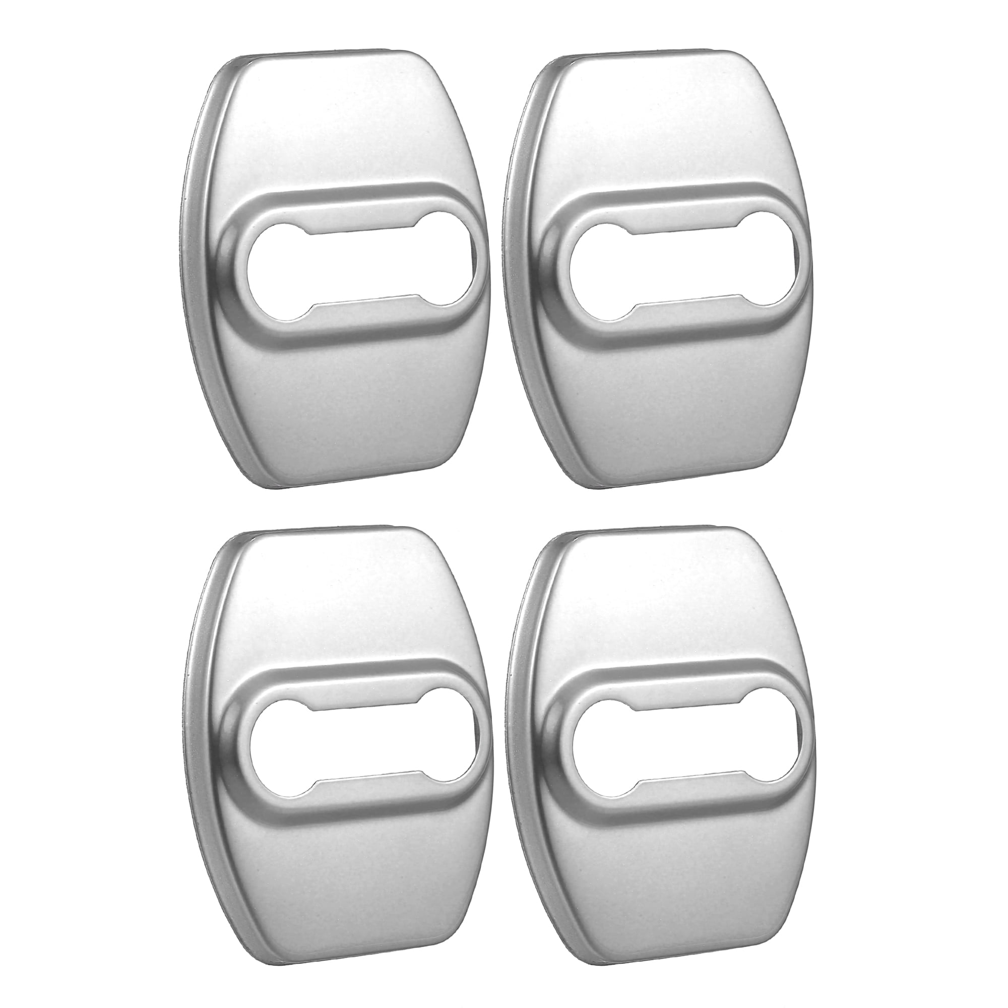 4pcs Car Door Lock Latches Cover Stainless Steel Car Door Lock ...