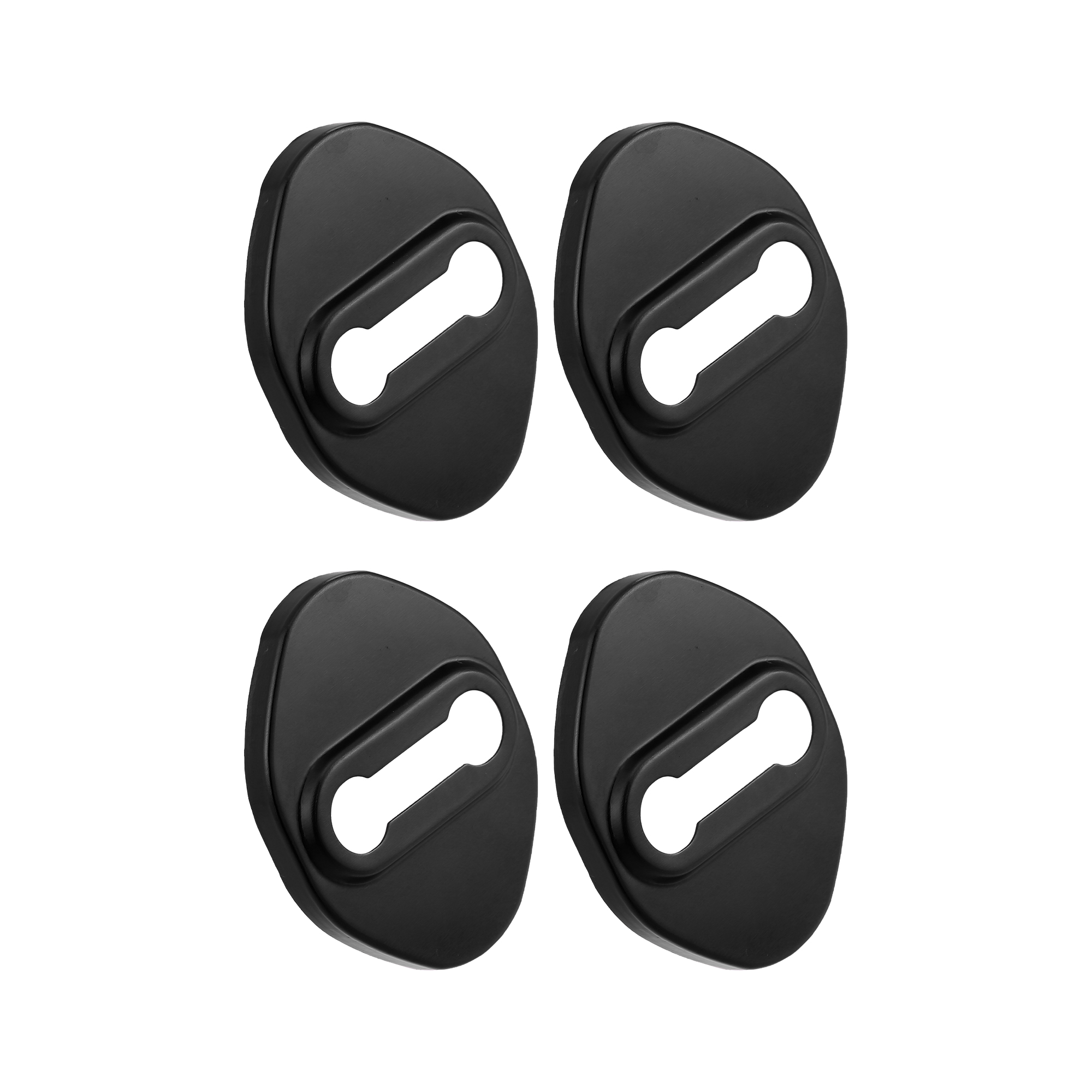 4pcs Car Door Lock Latches Covers Stainless Steel Door Lock Protector ...