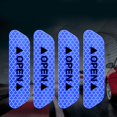 4pcs Car Door Stickers Universal Tape Safety Mark OPEN High Reflective ...