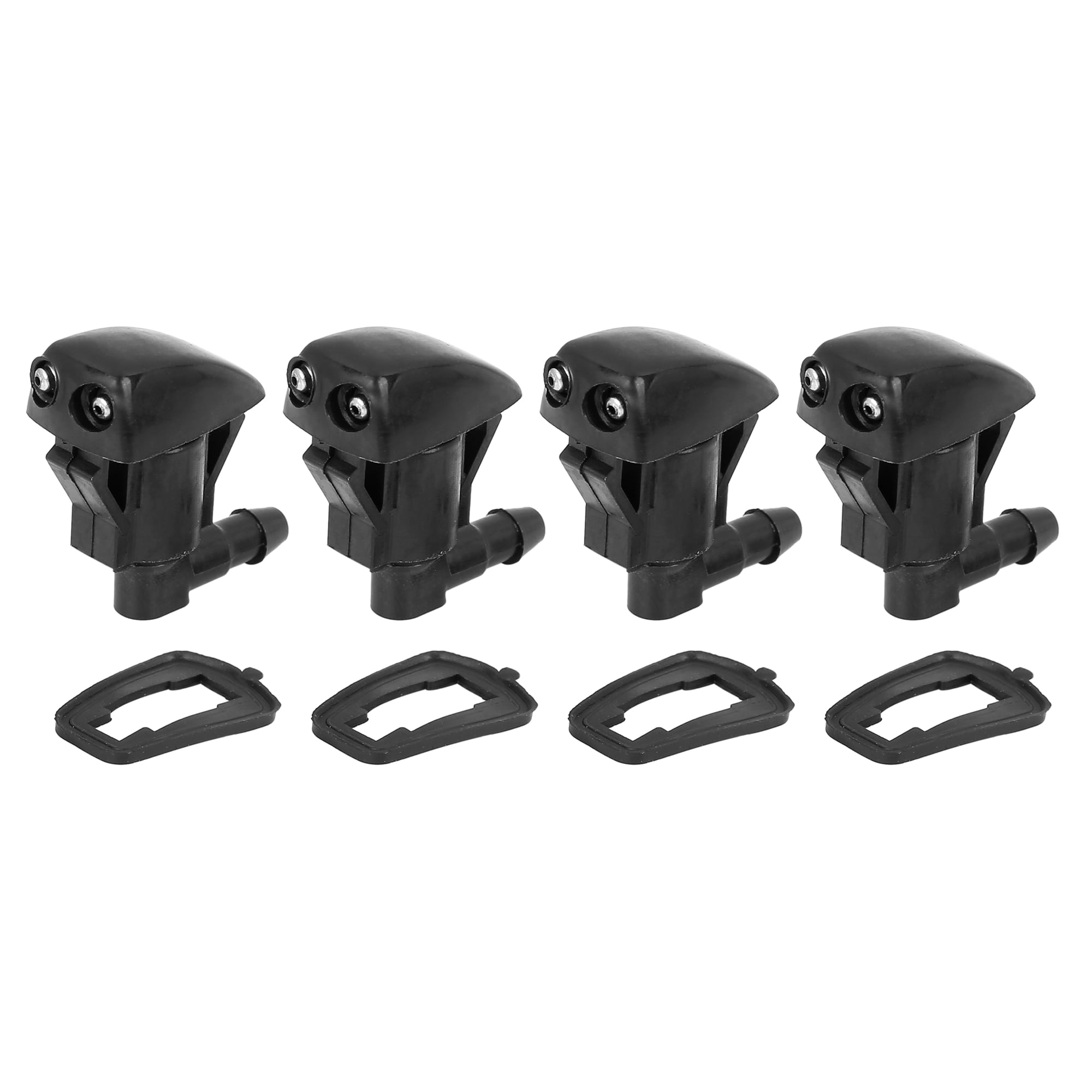 4pcs Car Front Windshield Washer Nozzle with Rubber Gasket for Toyota ...