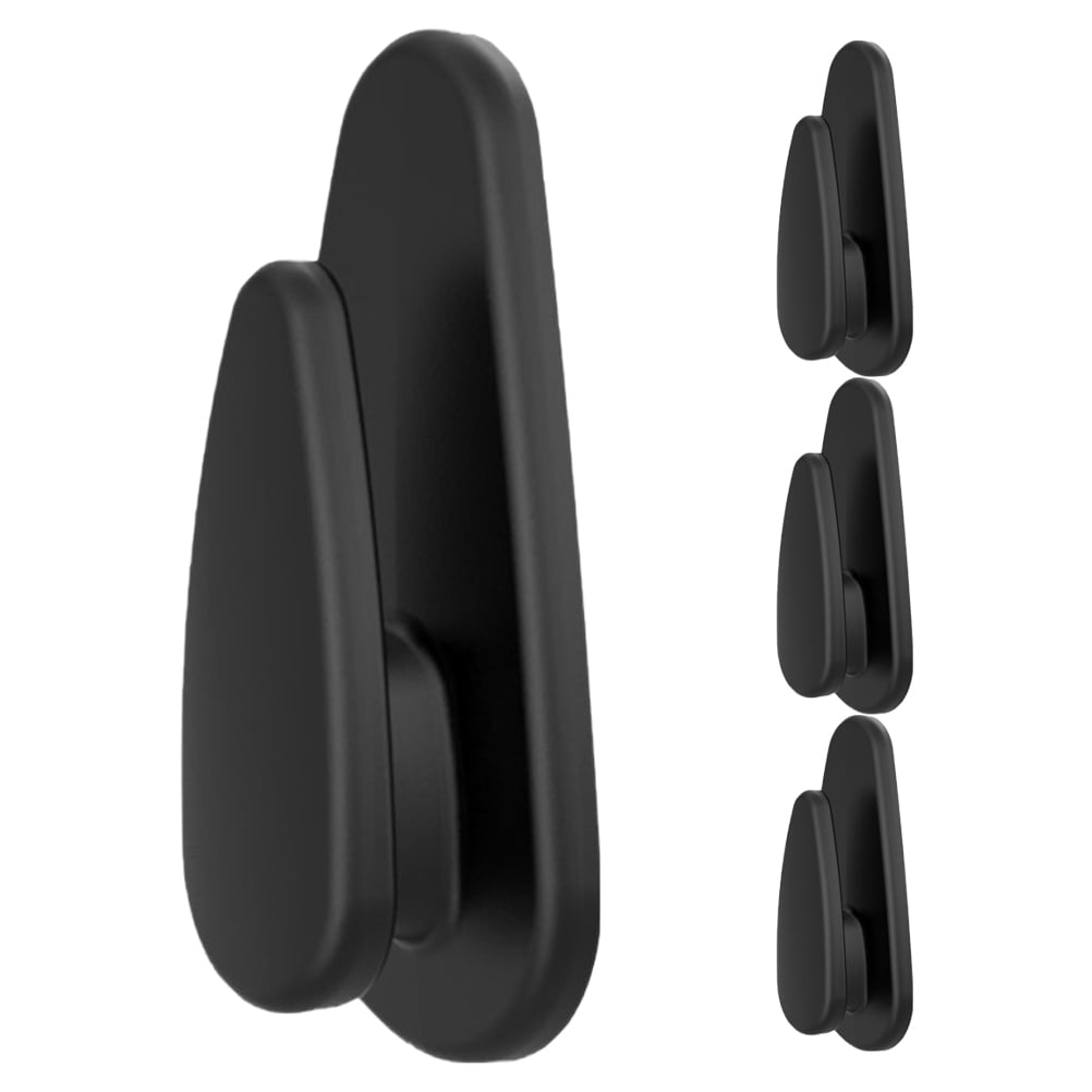 4pcs Car Hook Wall Mount Clothing Rack Purse Hook Car Sticky Hooks ...