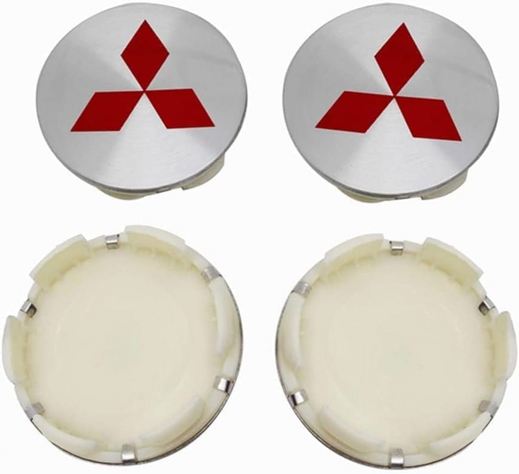 4pcs Car Hub Centre Caps for Mitsubishi 58mm Waterproof Wheel Center ...