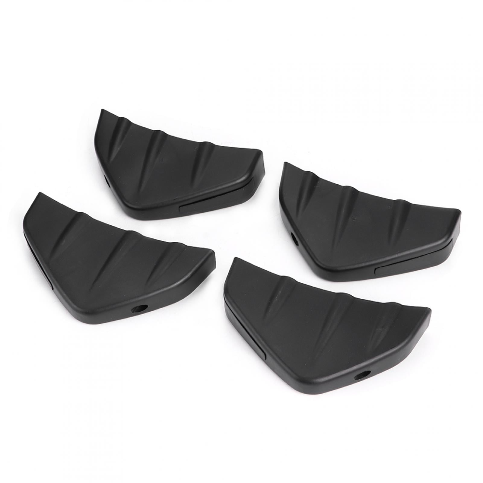 4pcs Car Rear Bumper Diffuser Fin Spoiler Lip Universal Auto Accessory ...