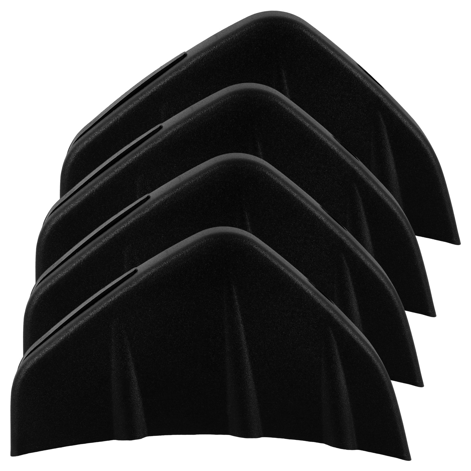 4pcs Car Rear Bumper Spoiler Car Rear Diffuser Rear Spoiler Fin Car ...